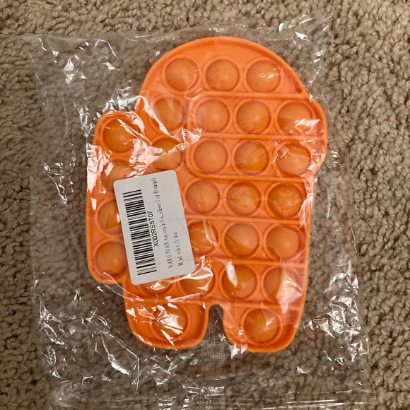 Accessories | Fidget Push Pop Toy Orange | Poshmark